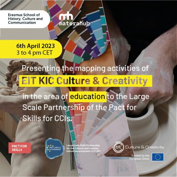 Presenting the mapping activities in education of EIT KIC Culture & Creativity - Consorzio Materahub